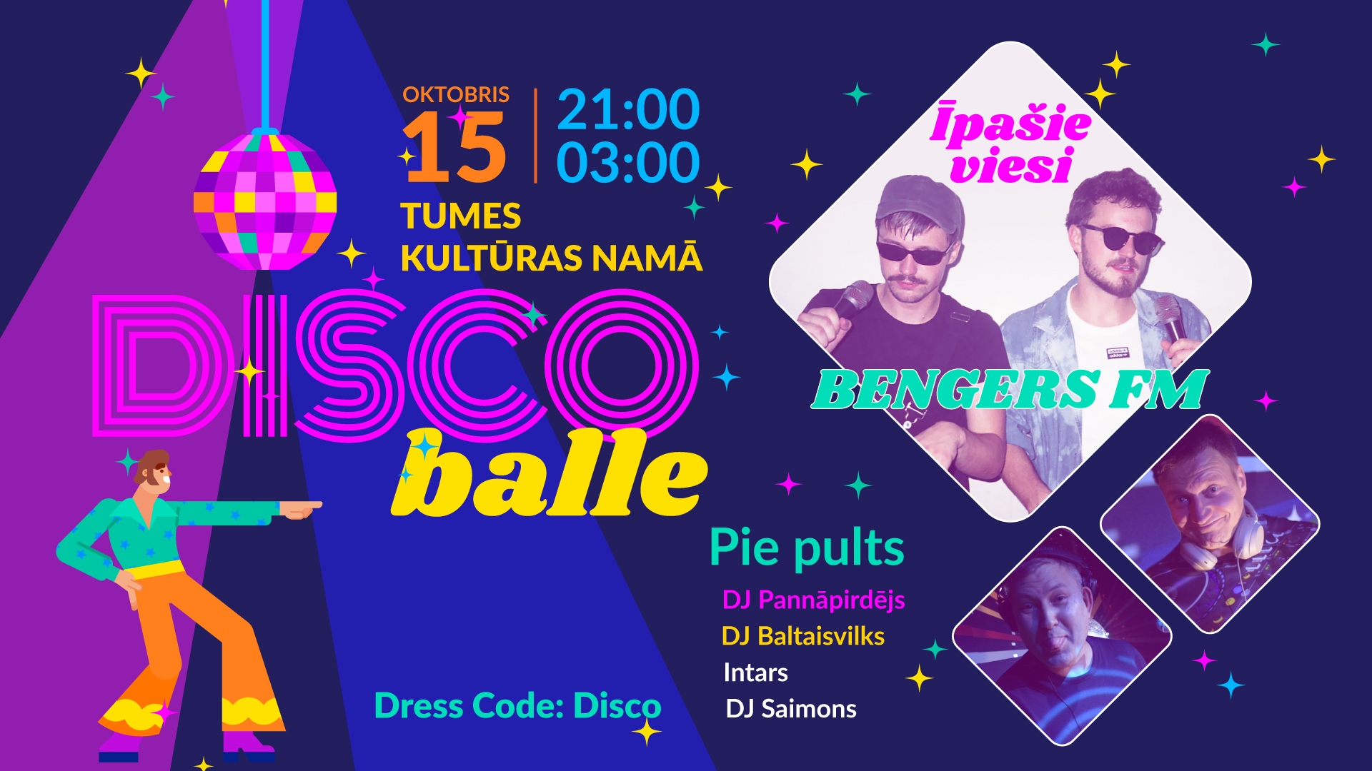 Lielā Disco balle Tumē - #DiscoNakts